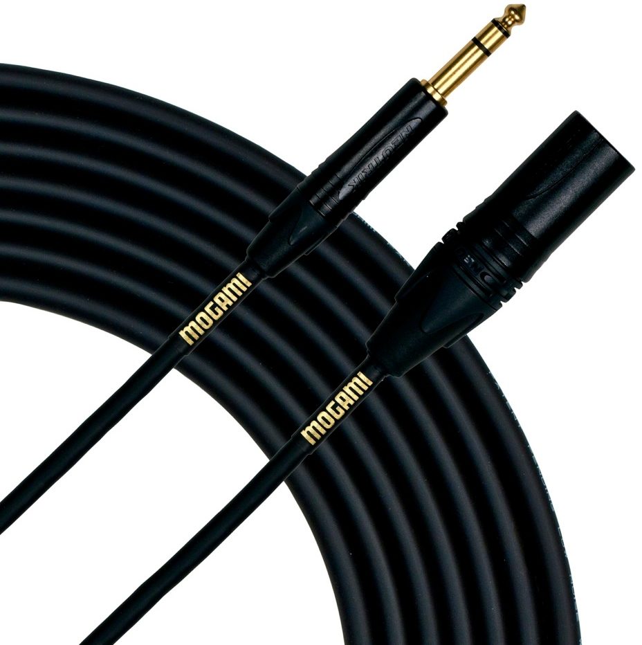 Mogami Gold 1/4" TRS to XLR Male Cable